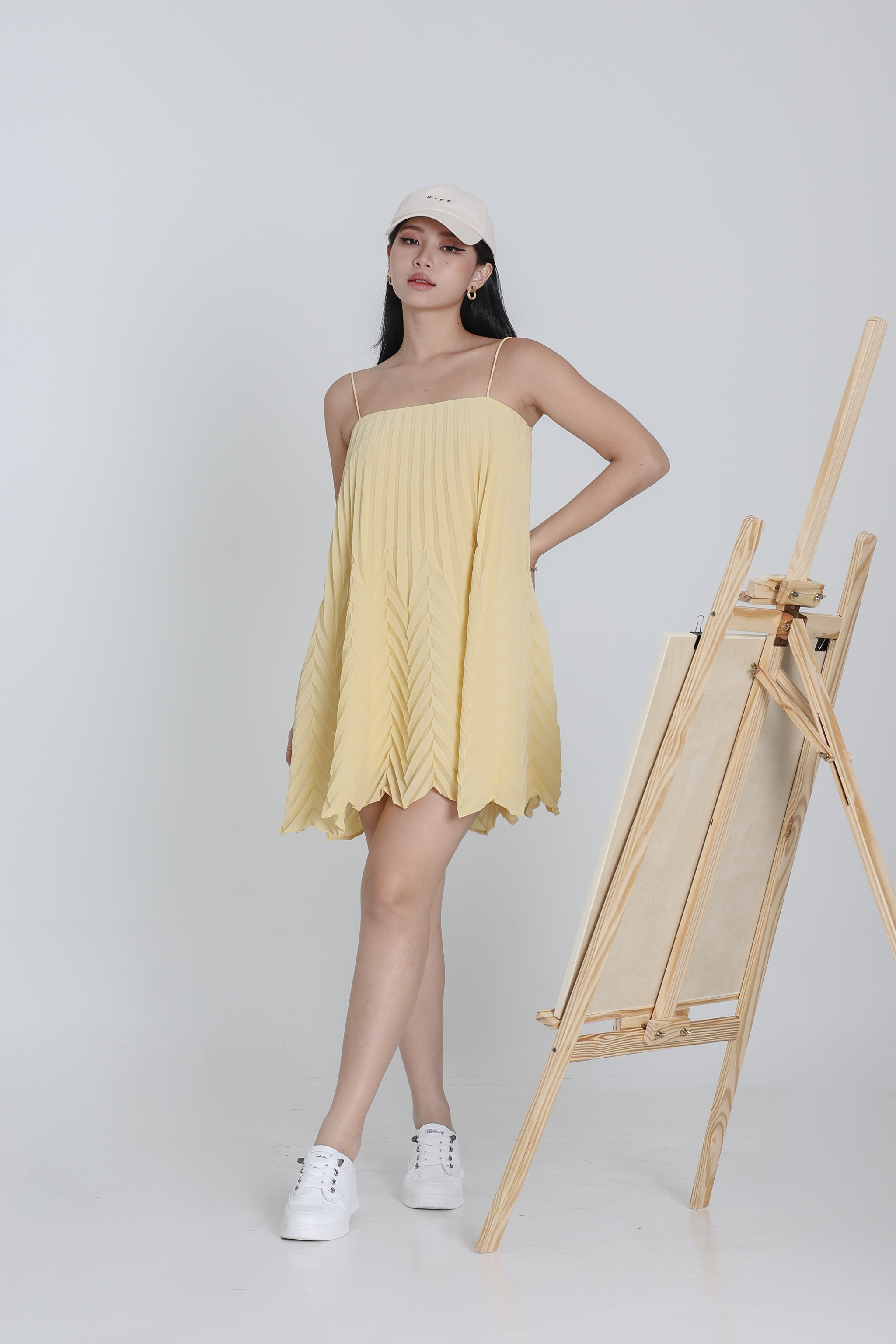 *TPZ* BARBIE PLEATED DRESS ROMPER *WITH DETACHABLE SHORTS* IN SUNSHINE ...