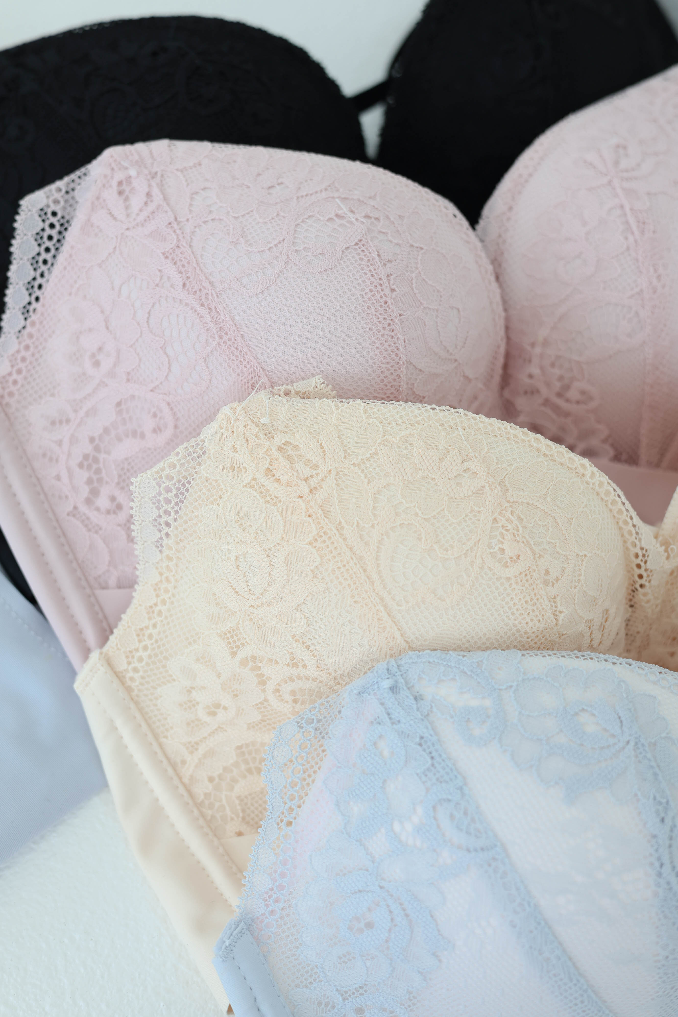 CANDY LACED PUSH UP BRA SET (4 COLOURS) | TOPAZETTE