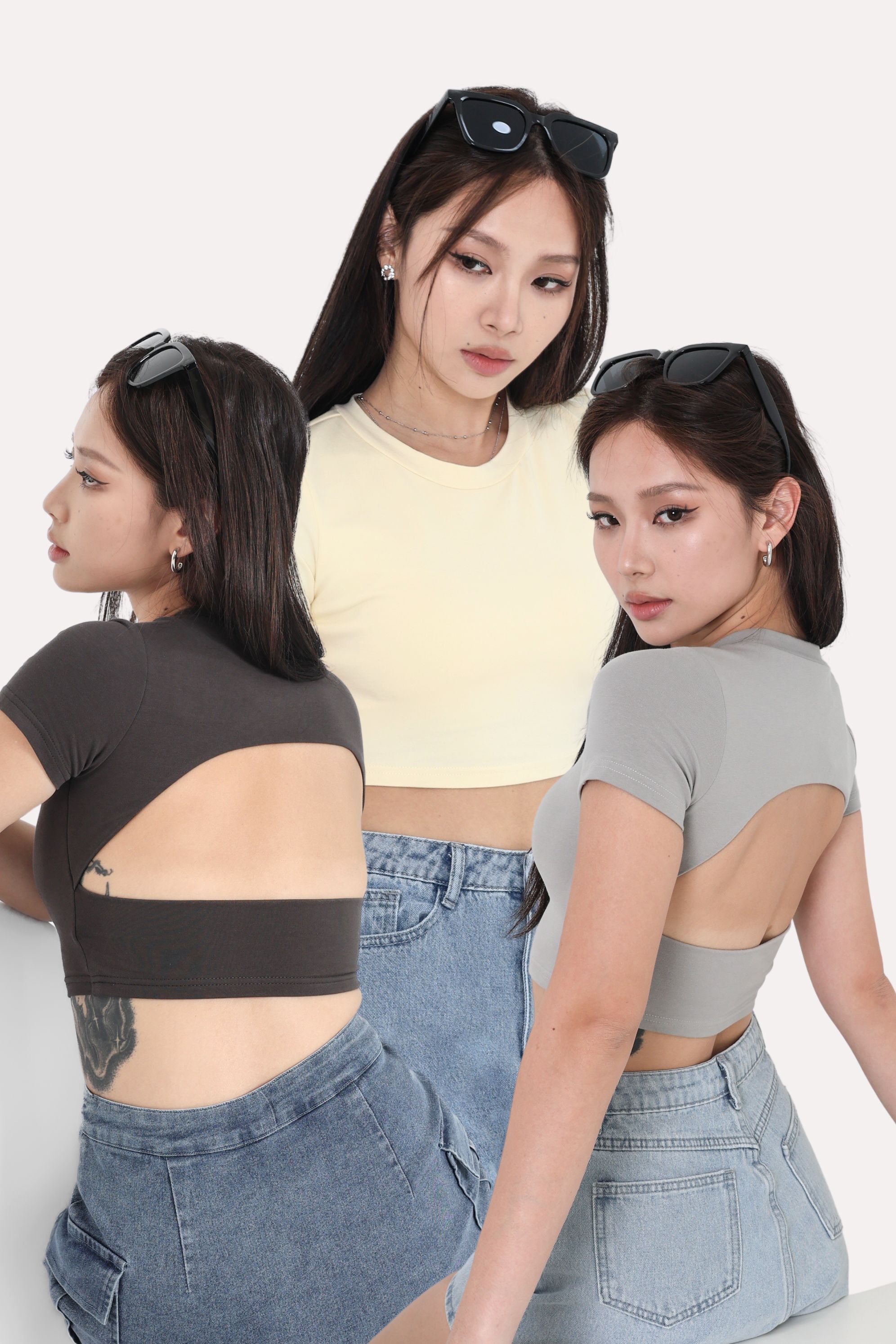 *TPZ* PAPARAZZI OPEN BACK TOP *BUNDLE OF 3 (BUTTERMILK YELLOW, EMBER ...