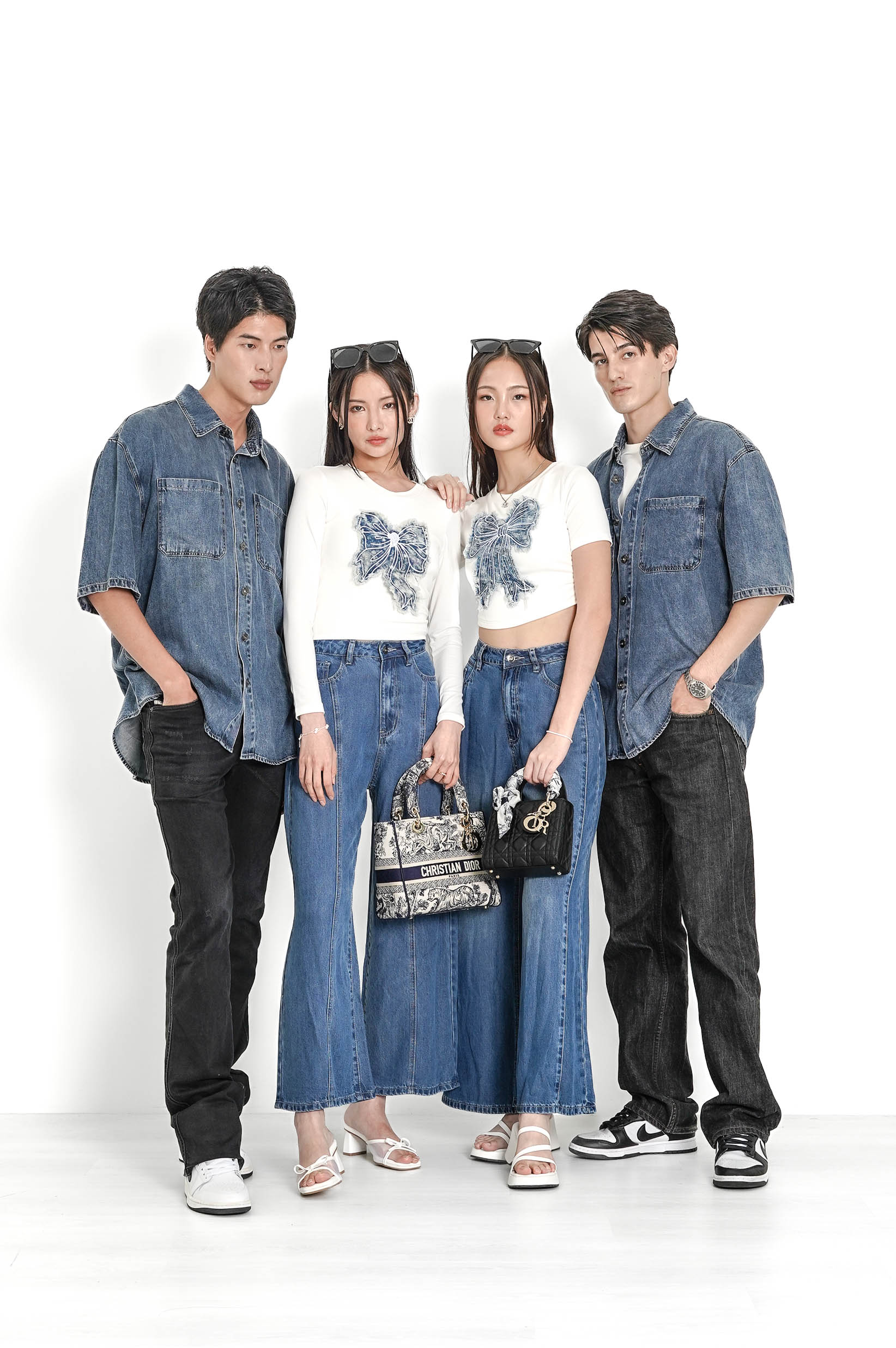 *TPZ* DISTINCT FRONT PANEL JEANS (REGULAR) IN DARK WASH | TOPAZETTE